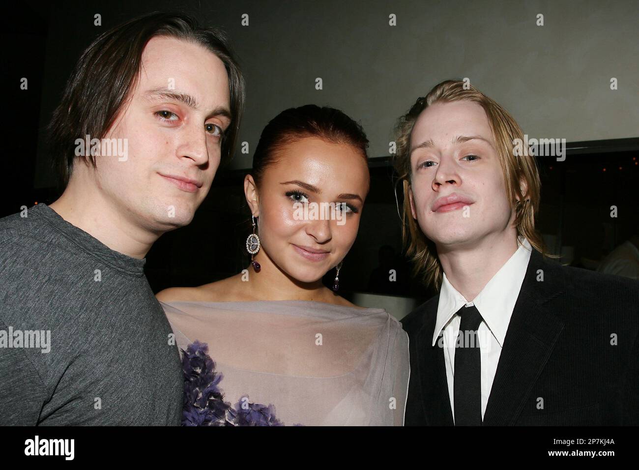In this photo provided by StarPix, from left to right, Kieran Culkin ...