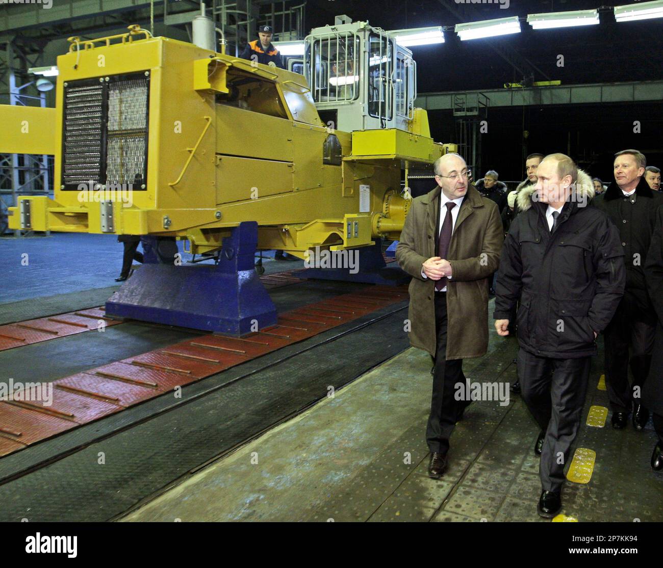 In this photo taken Monday, Jan. 25, 2010, Russian Prime Minister ...