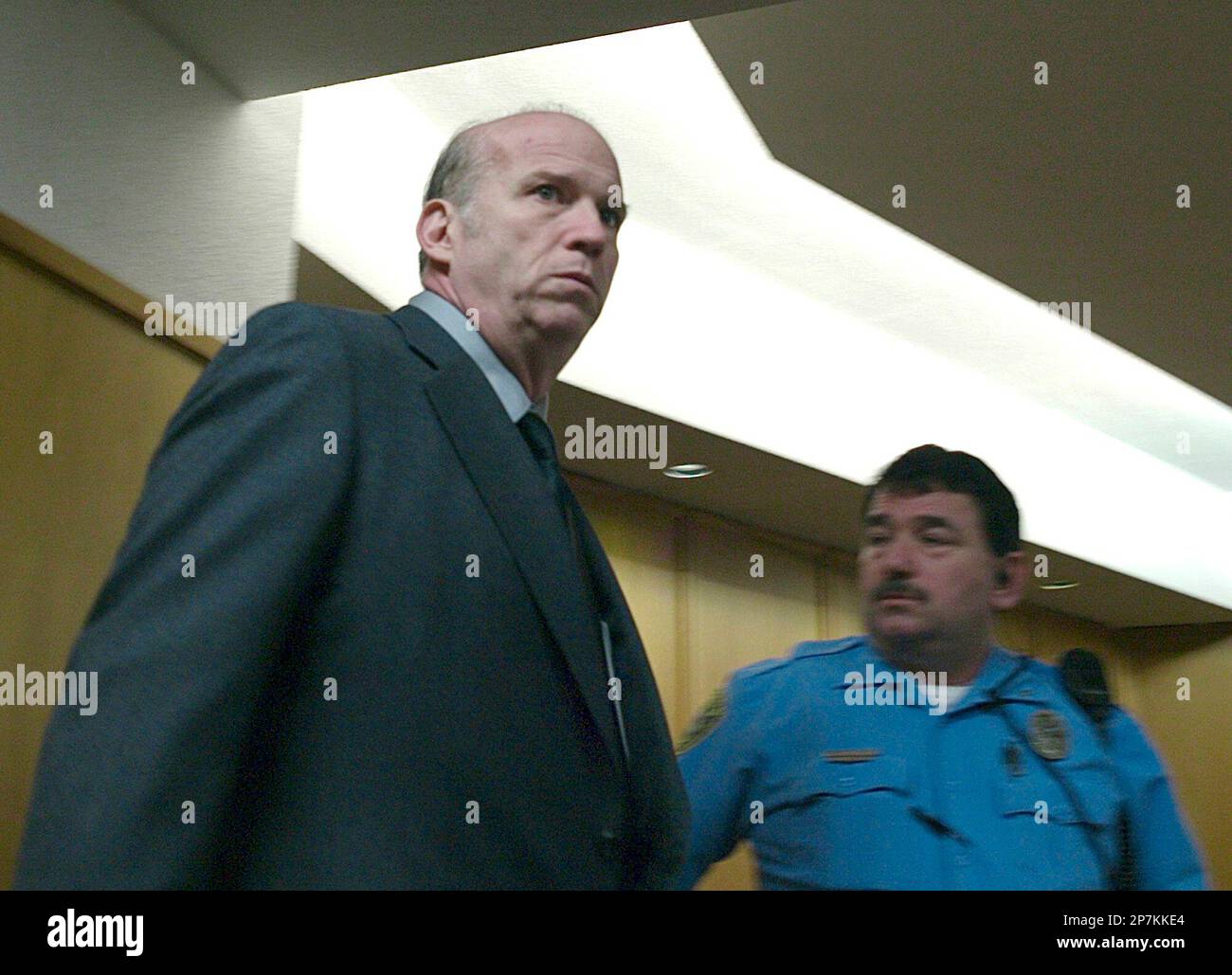 Scott Roeder enters the courtroom after lunch for the continuation of ...