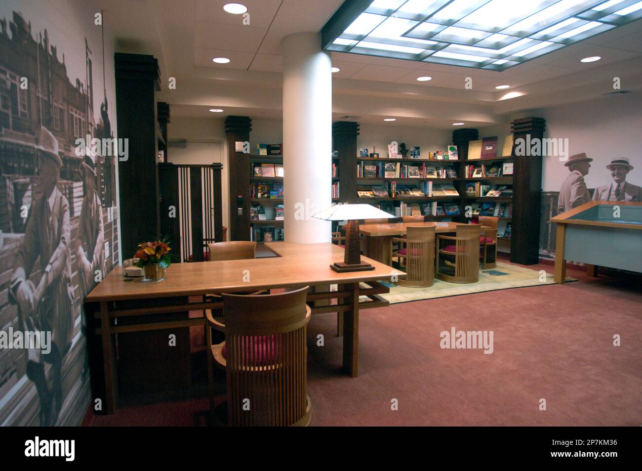 In this Jan. 22, 2010 photo shows the Frank Lloyd Wright Library and Reading Room in Fortaleza ...