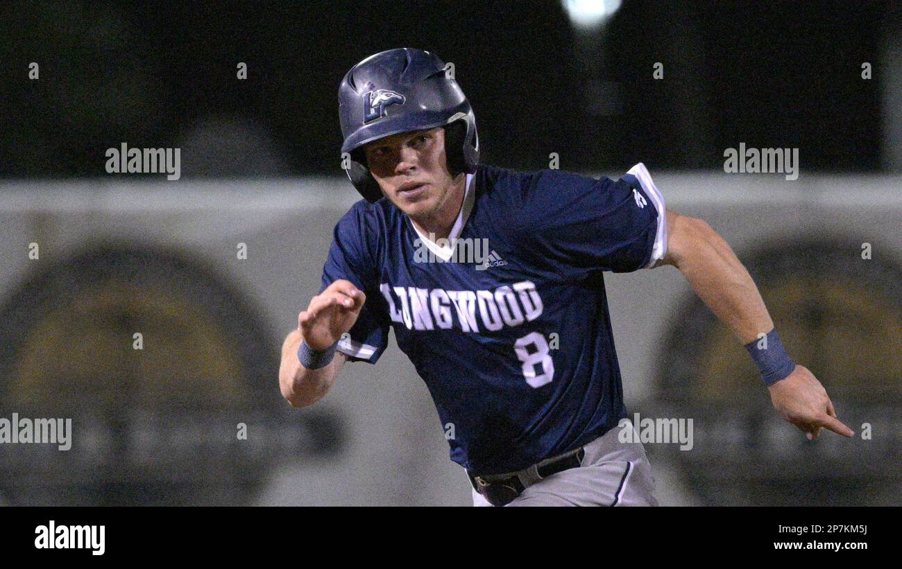 Longwood's Dylan Wilkinson (8) runs to third base during an NCAA ...