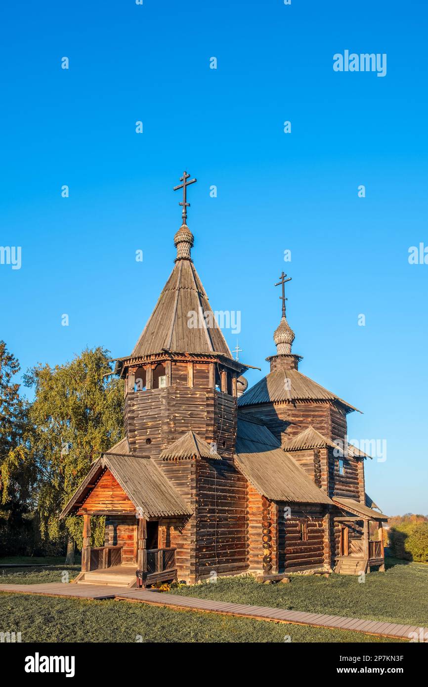 Traditional wooden church in Suzdal, Russia Stock Photo - Alamy