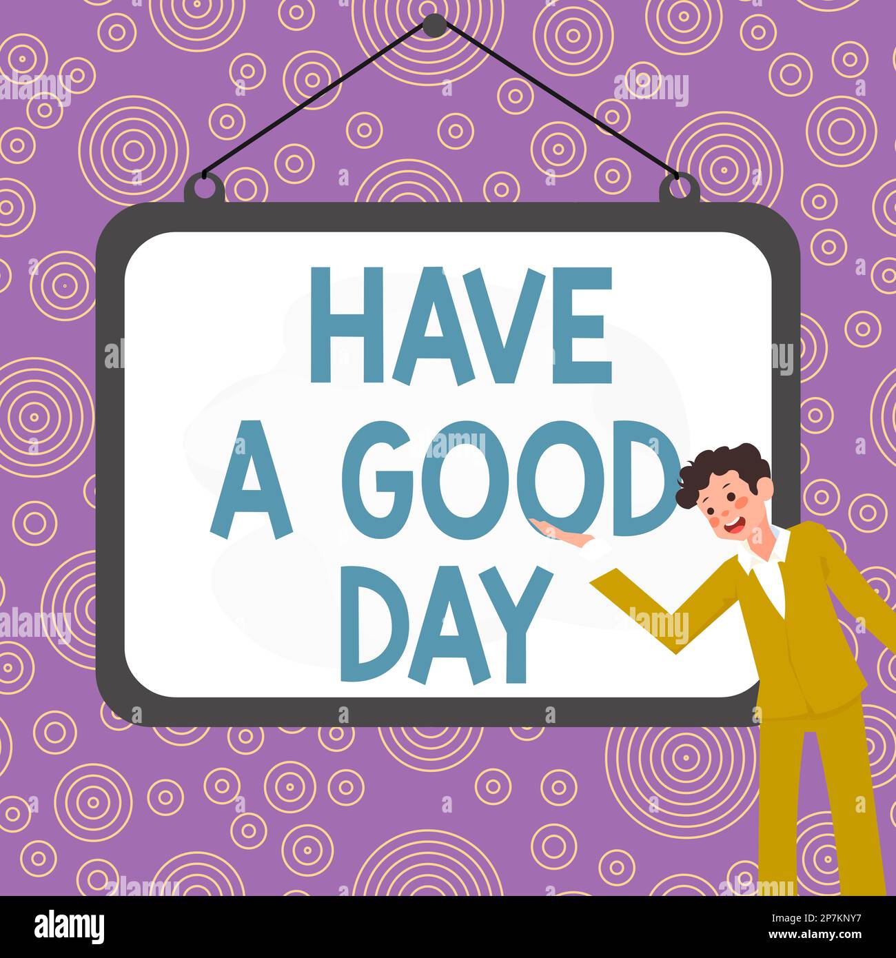 Handwriting text Have A Good Day. Concept meaning Nice gesture positive ...