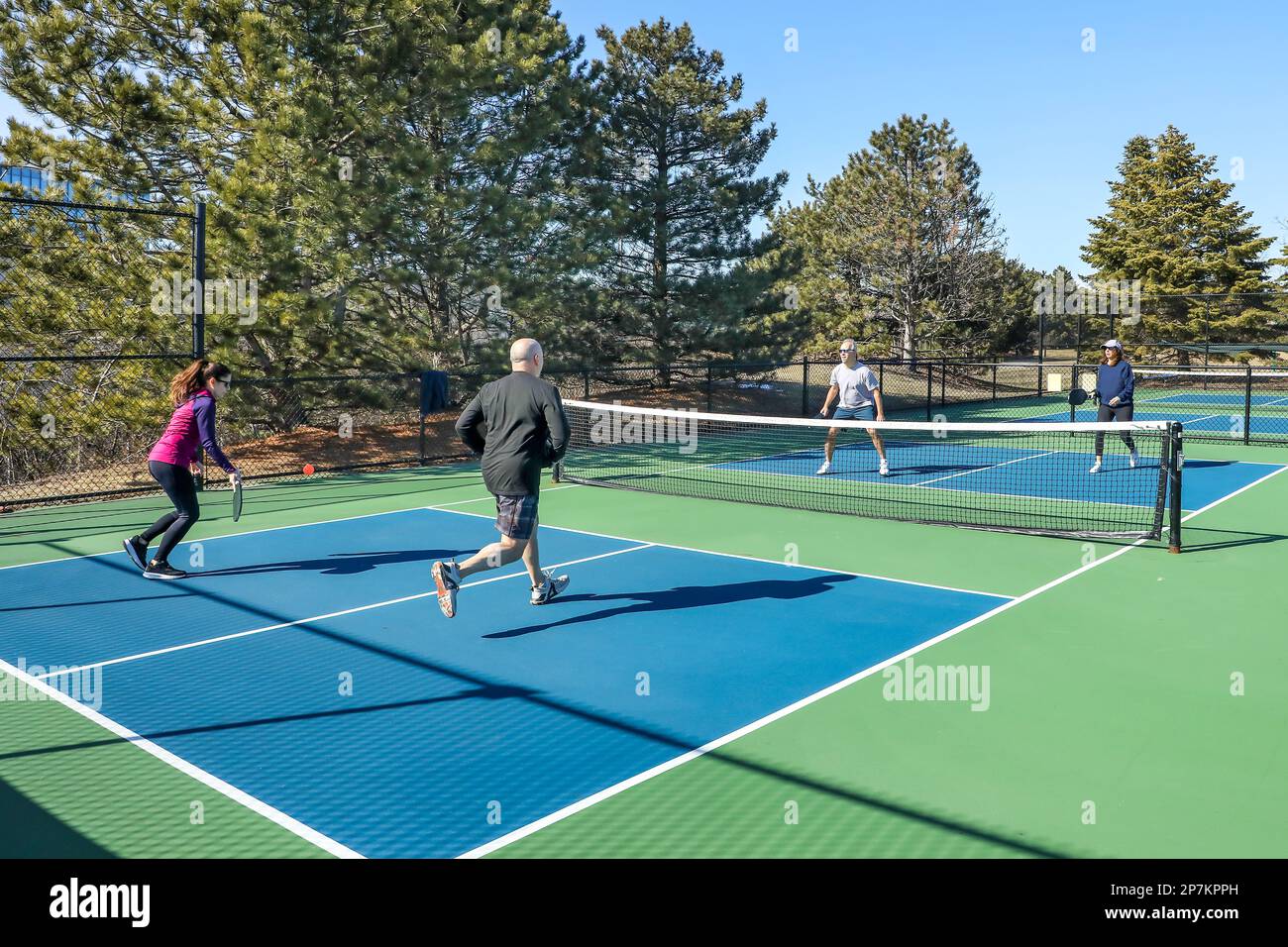 Men pickleball player hi-res stock photography and images - Alamy