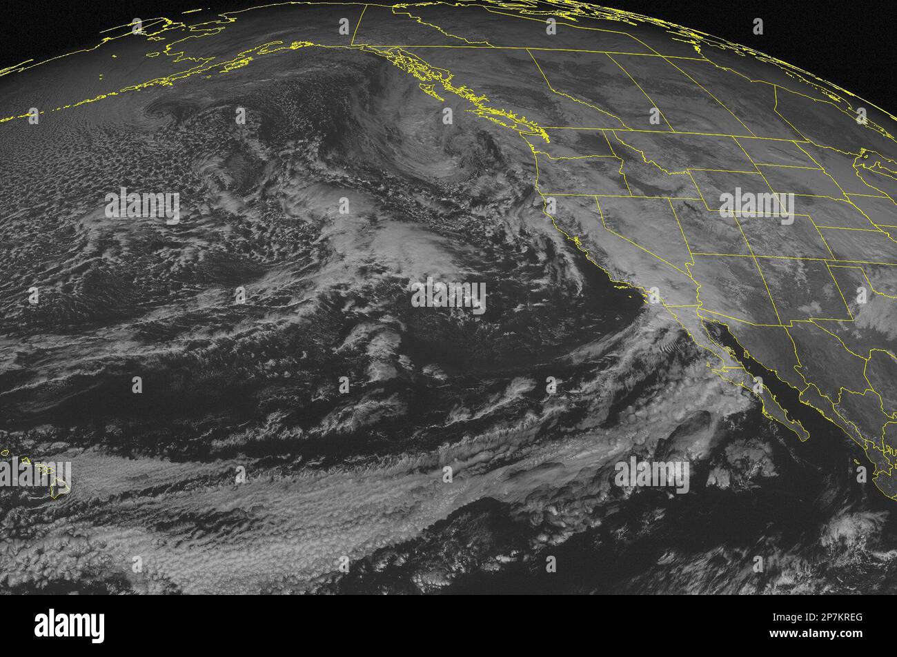 This NOAA satellite image taken Tuesday, January 19, 2010 at 04:00 PM ...