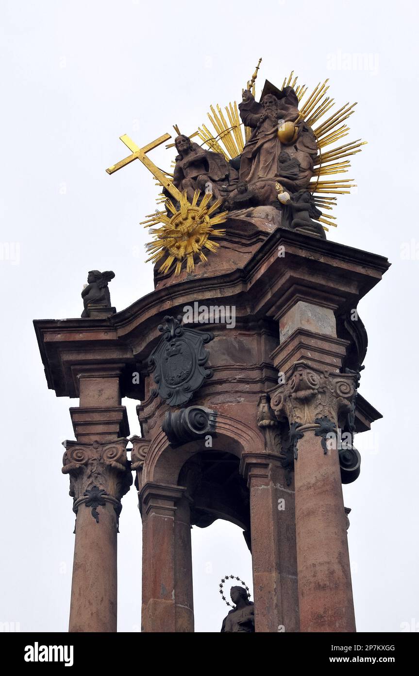 Holy Trinity Statue, Plague Column, Banská Štiavnica, Selmecbánya ...