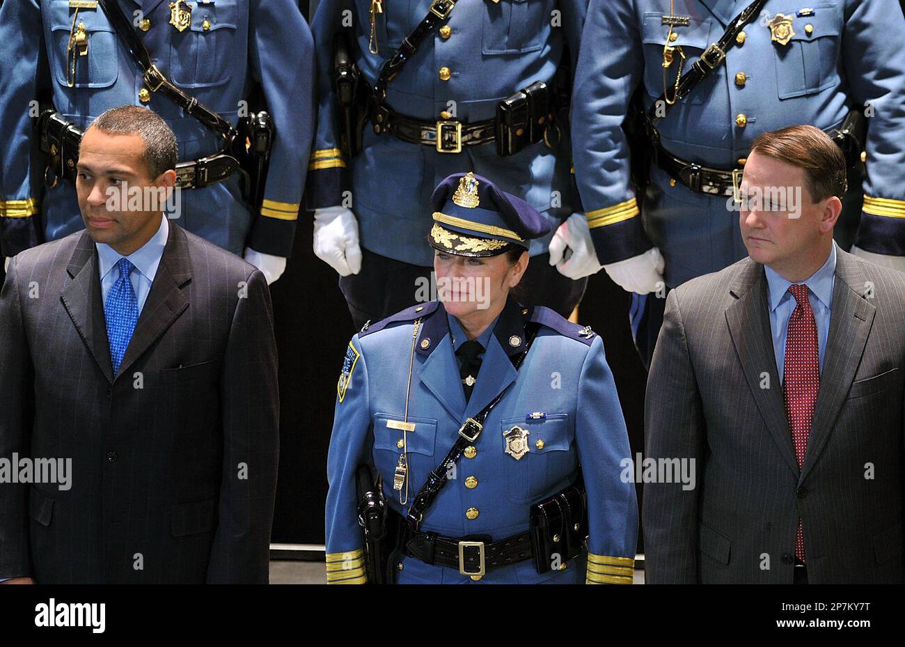Gov. Deval L. Patrick, left, and Lt. Gov. Timothy P. Murray, right ...
