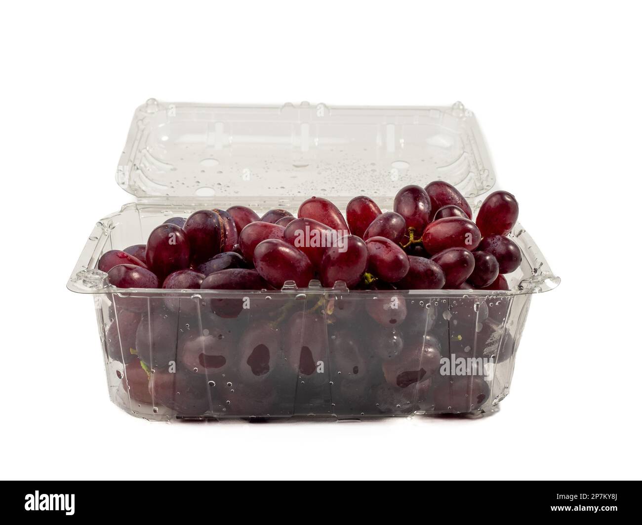 Grapes in a package Cut Out Stock Images & Pictures - Alamy