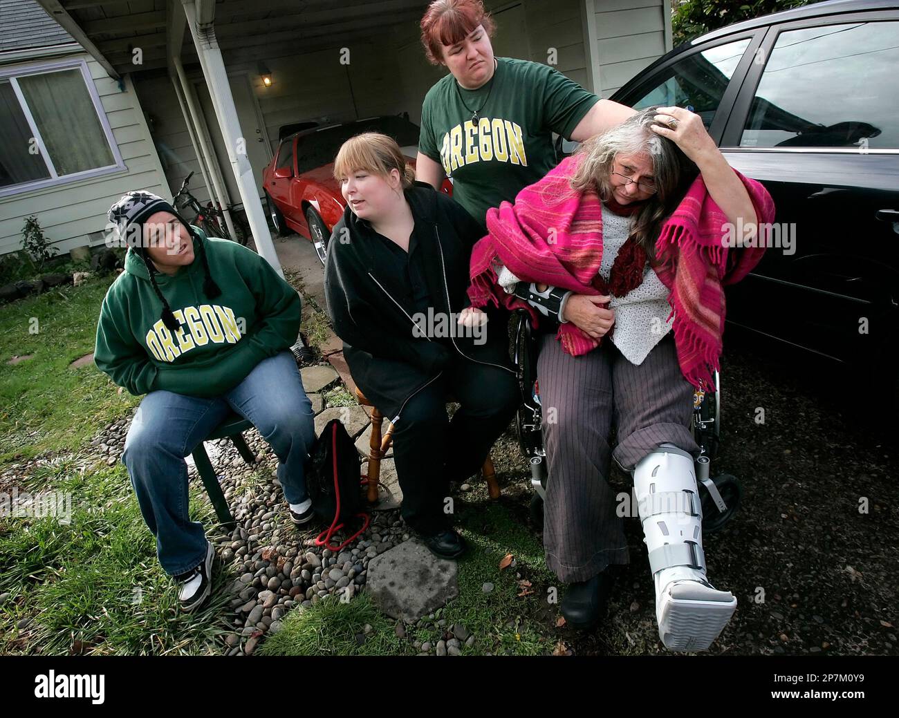 Denise Satterfield, 60, photographed in Eugene, Ore. on Dec. 22, 2009 ...