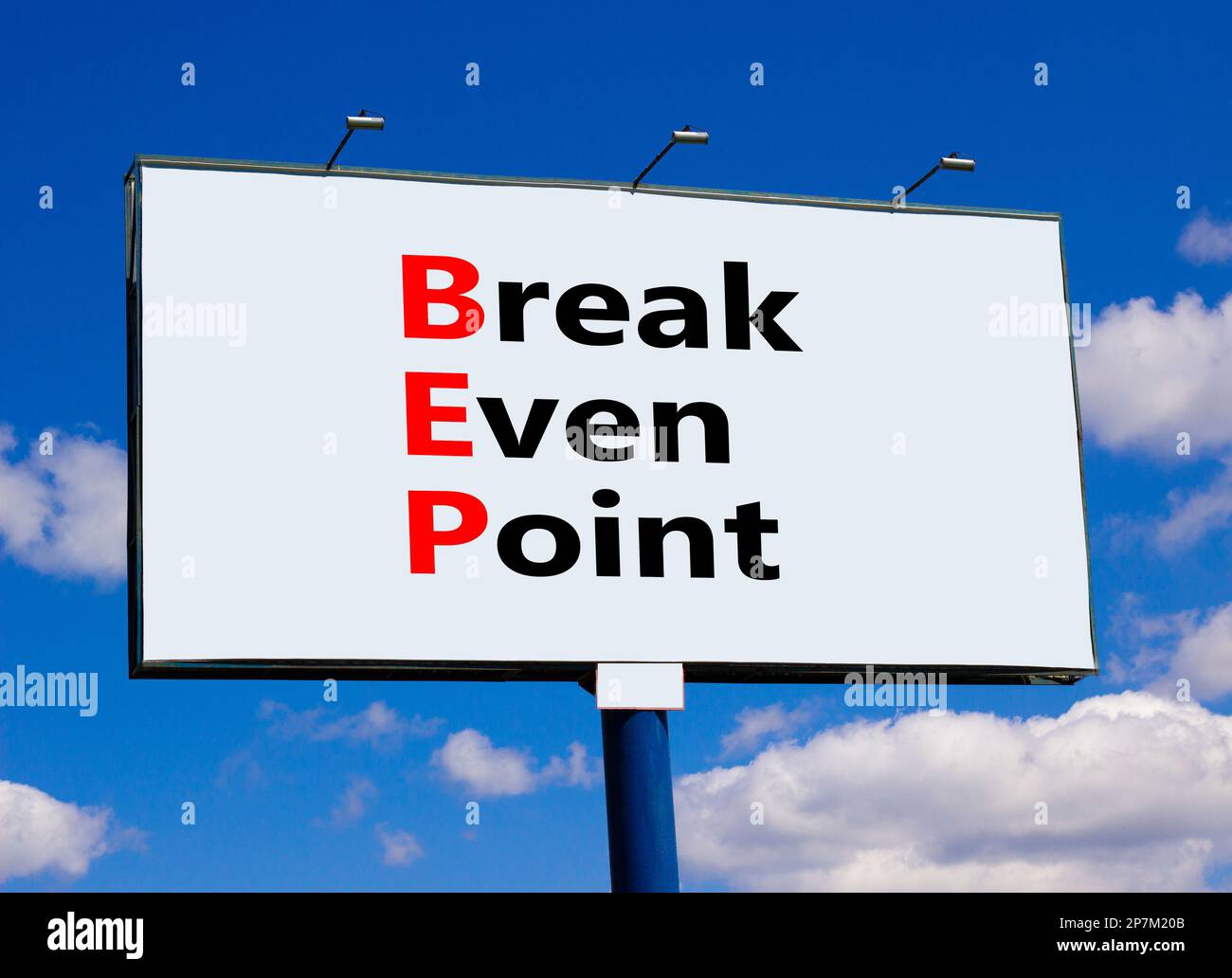BEP break even point symbol. Concept words BEP break even point on big ... BEP break even point symbol. Concept words BEP break even point on big ...