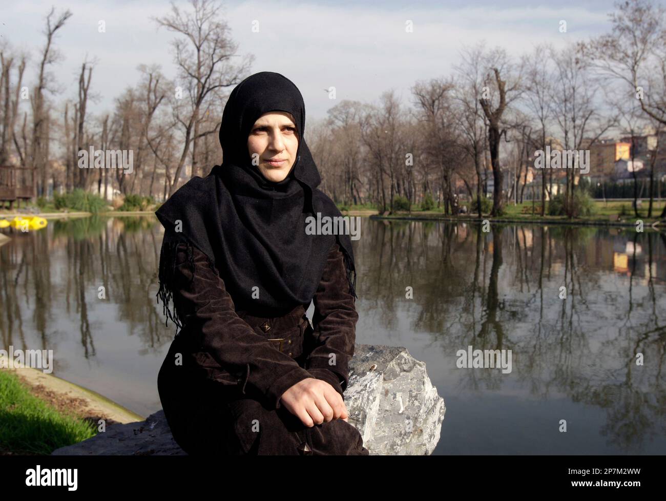 Defne Bayrak, the Turkish wife of Jordanian doctor Humam Khalil Abu ...