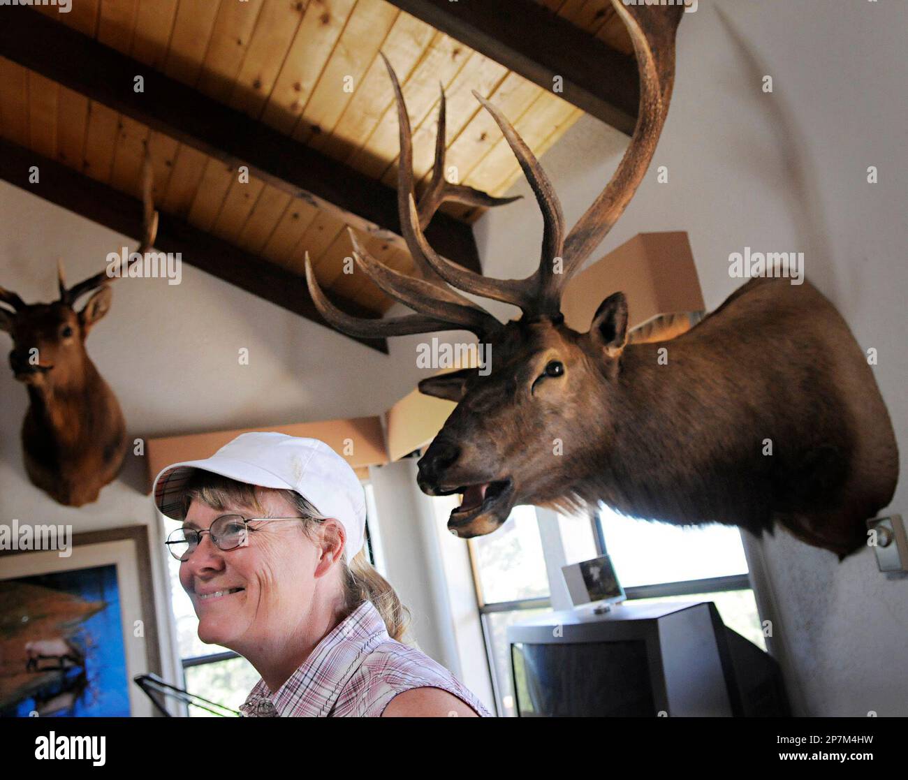 Tammy Bredy, an accomplished Archer, is pictured in her living room ...