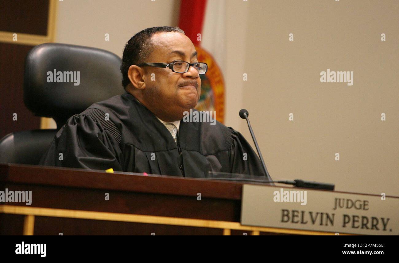 Judge Belvin Perry presides over a competency hearing Monday, Jan. 4 ...