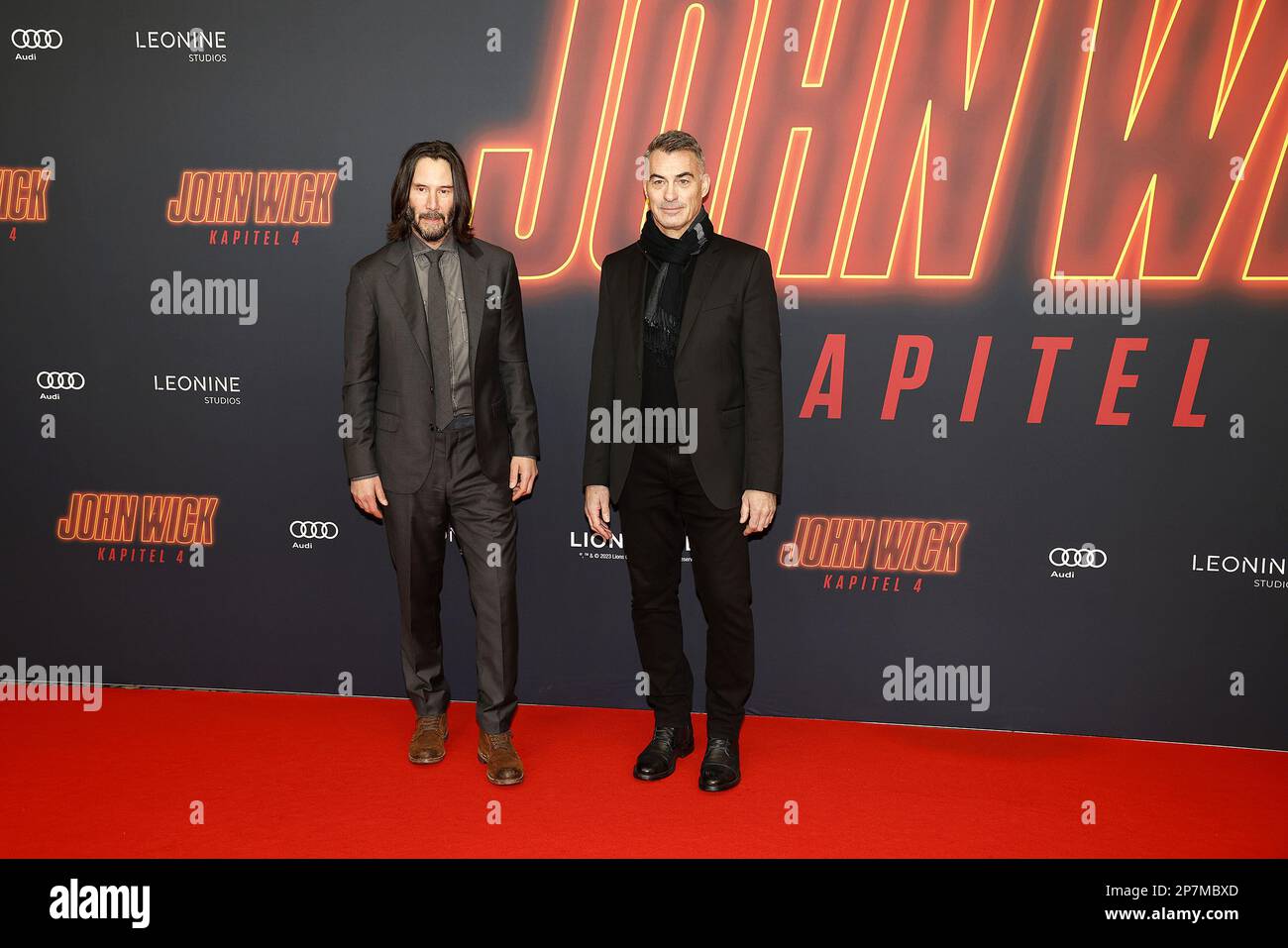 Actor Keanu Reeves and director Chad Stahelski attend "John Wick: Chapter 4" premiere at Zoo ...