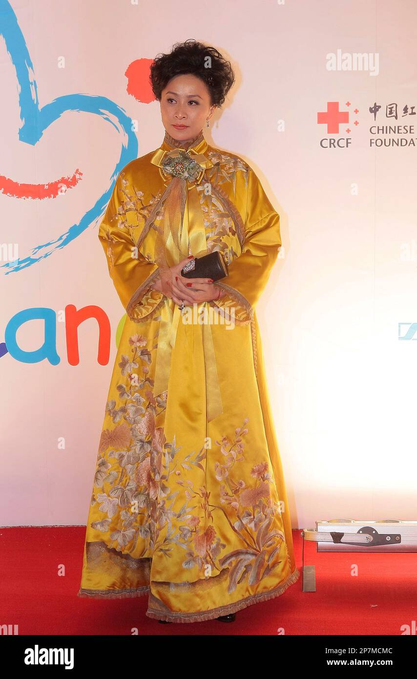 Hong Kong actress Carina Lau attends the Smile Angle Foundation's ...