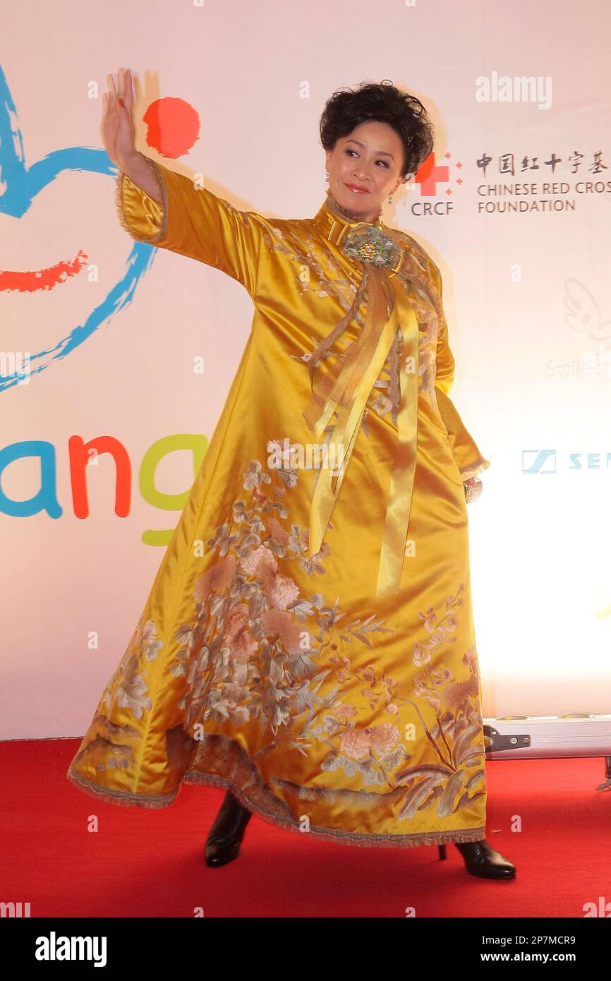Hong Kong actress Carina Lau attends the Smile Angle Foundation's ...