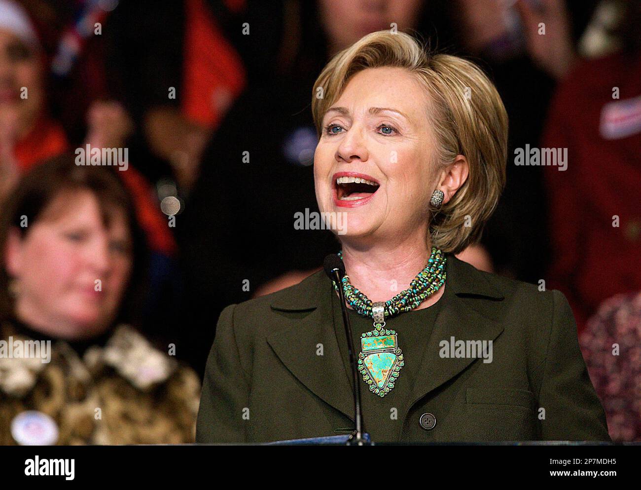 Sen. Hillary Rodham Clinton, D-N.Y., campaigns for Democratic ...