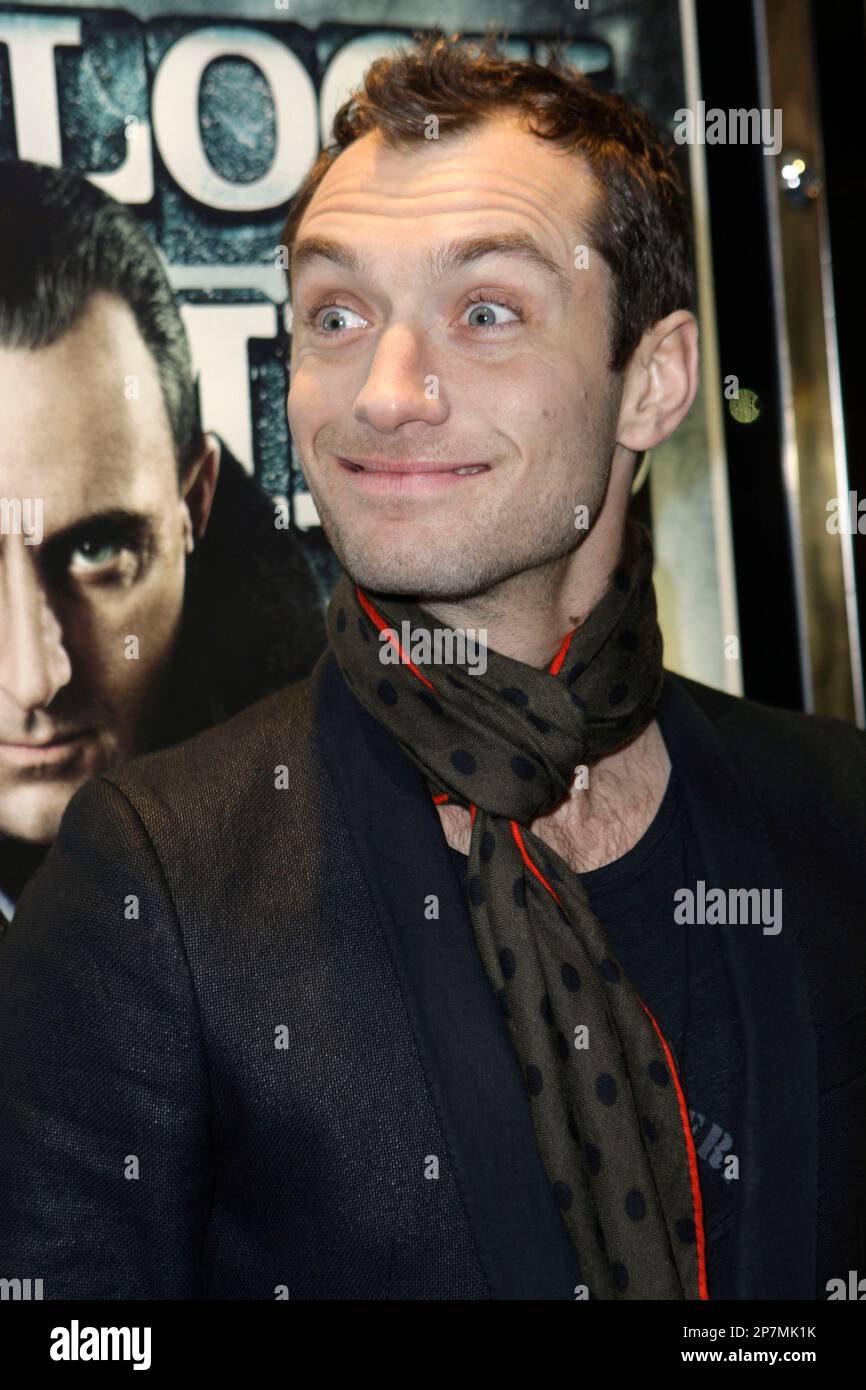 British actor Jude Law arrives for the World Premiere of the film ...