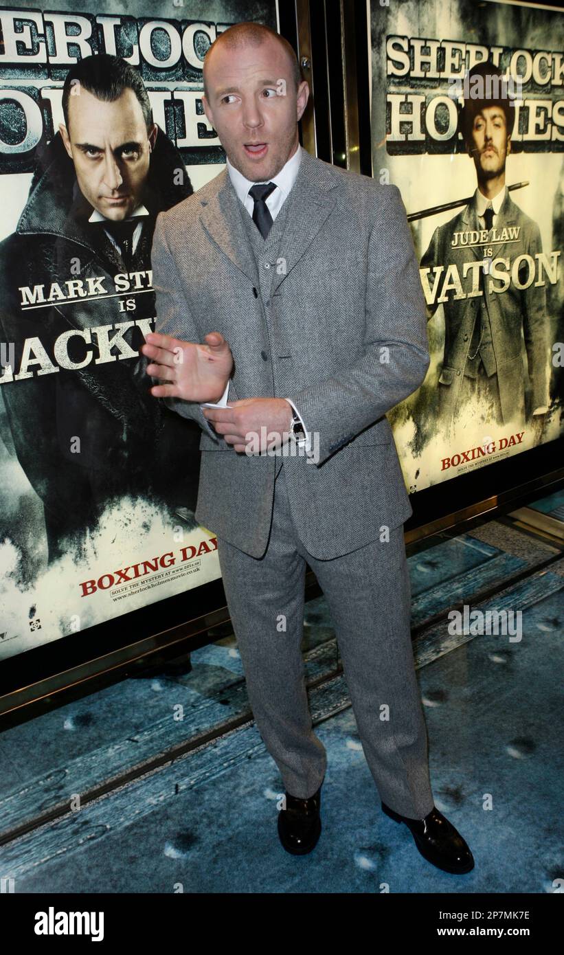 British film director Guy Ritchie arrives for the World Premiere of the ...