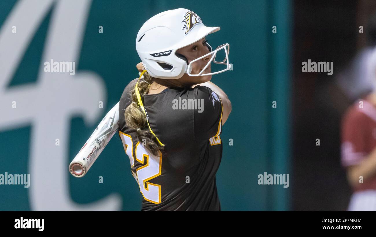 Western Michigan outfielder Payton Kelly (22) during an NCAA softball ...