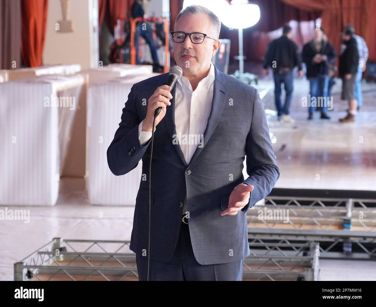 Academy of Motion Picture Arts and Sciences CEO Bill Kramer at the 95th Oscars Arrivals Carpet ...