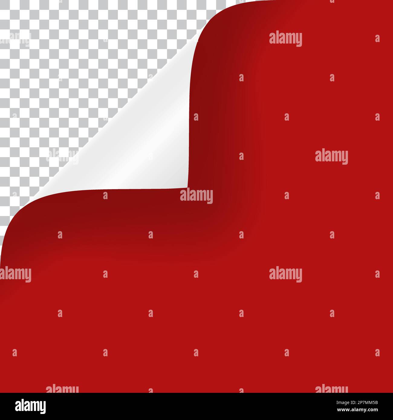 Curly Page Corner realistic illustration with transparent shadow. Ready ... Curly Page Corner realistic illustration with transparent shadow. Ready ...