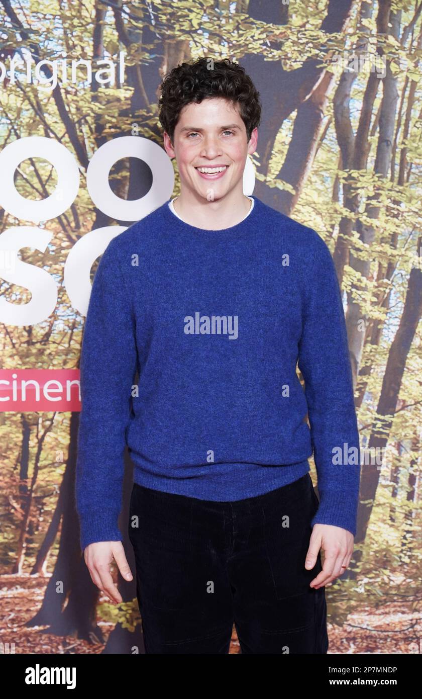 Max La Manna attending the UK premiere of A Good Person, at the Ham ...