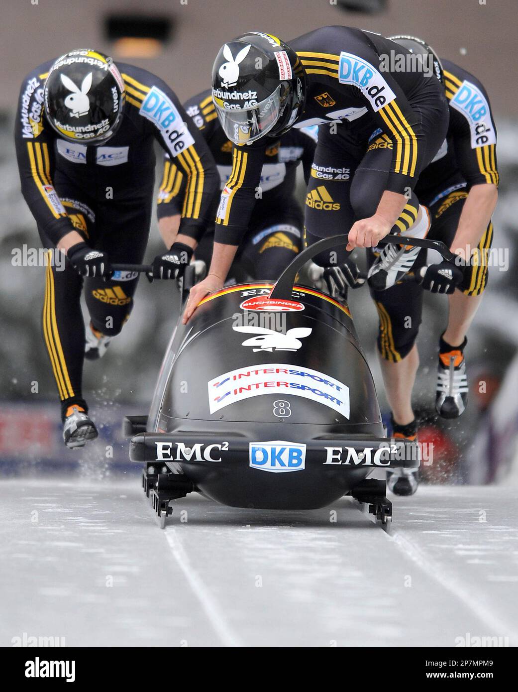 Team Germany 3 with Karl Angerer, Andreas Udvari, Alexander Mann and ...