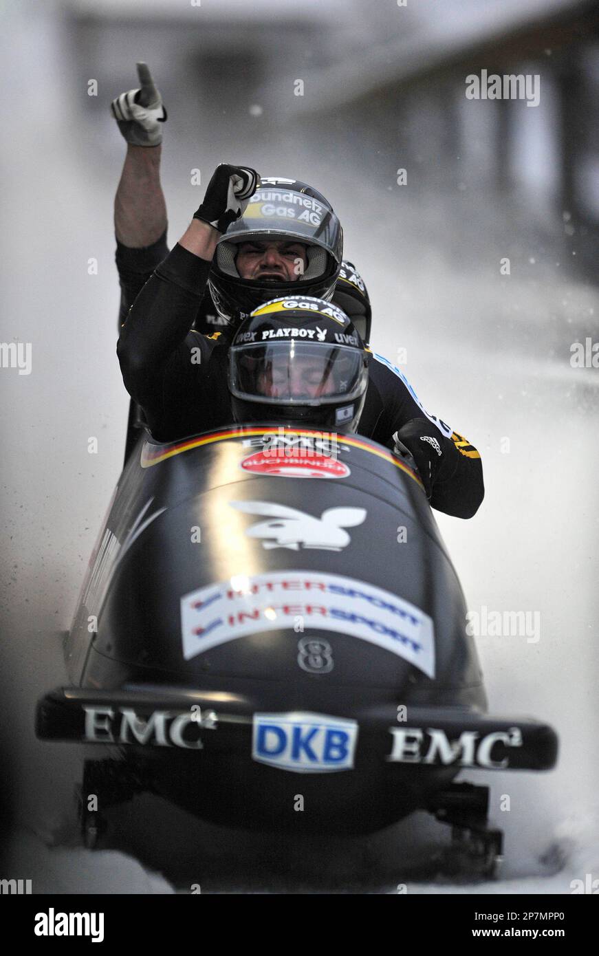 Team Germany 3 with Karl Angerer, Andreas Udvari, Alexander Mann and ...