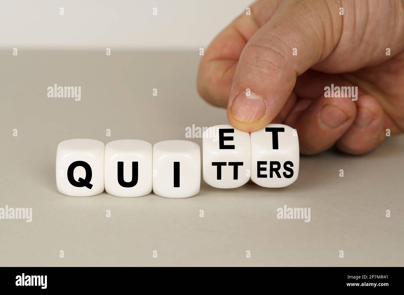 Quiet quitters hi-res stock photography and images - Alamy