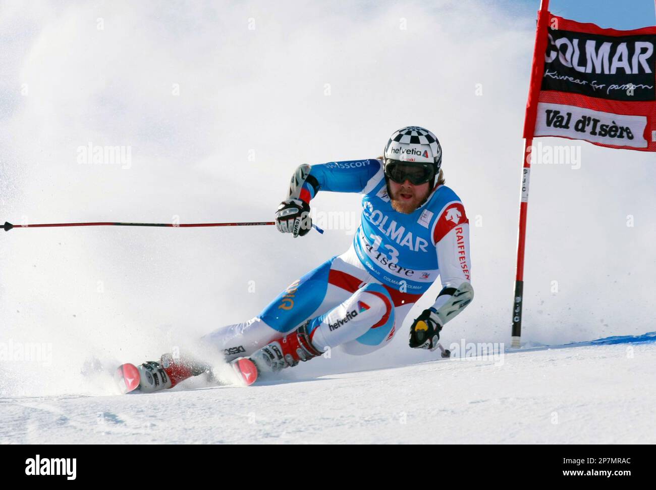 Switzerland's Marc Berthod in action, during the Men's World Cup giant ...
