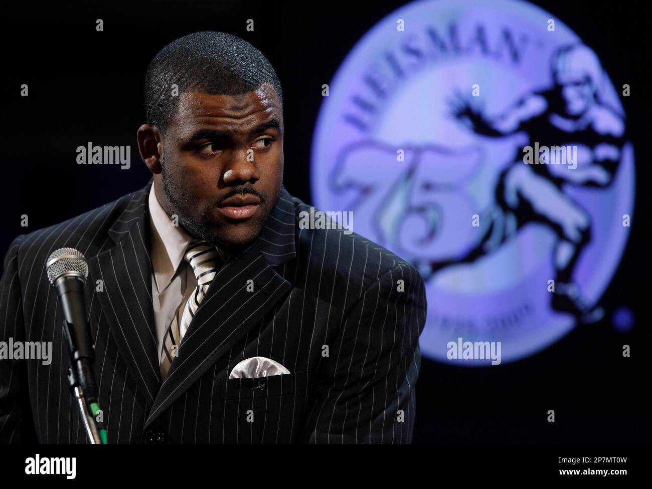 Alabama running back Mark Ingram answers questions during a news ...