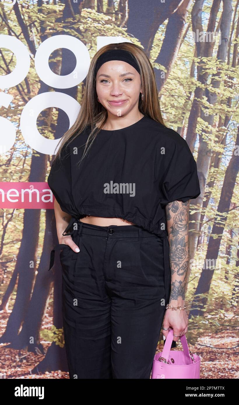 Sammi Maria attending the UK premiere of A Good Person, at the Ham Yard ...