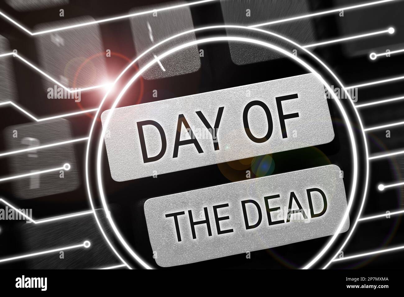 Conceptual caption Day Of The Dead. Word Written on mexican celebration ...