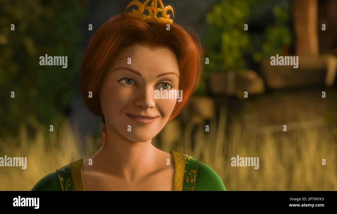 USA. Cameron Diaz in a scene from the (C)DreamWorks film: Shrek (2001). Plot: A mean lord exiles ...