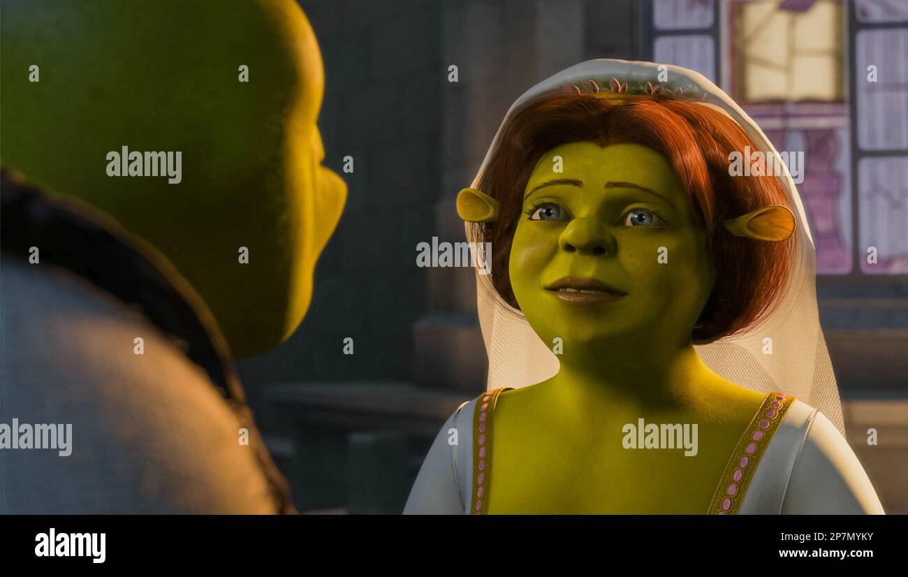 USA. Cameron Diaz and Mike Myers in a scene from the (C)DreamWorks film ...