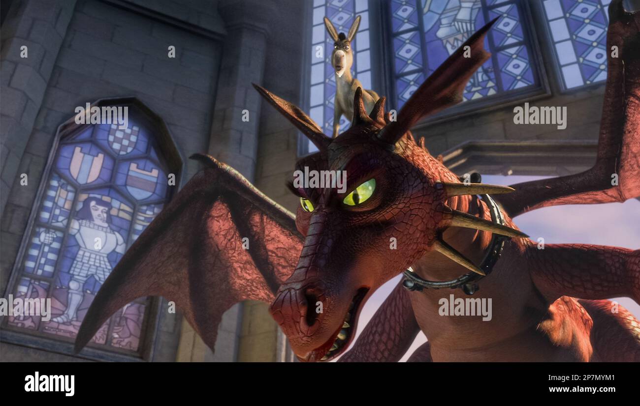 Shrek 1 Dragon Scene