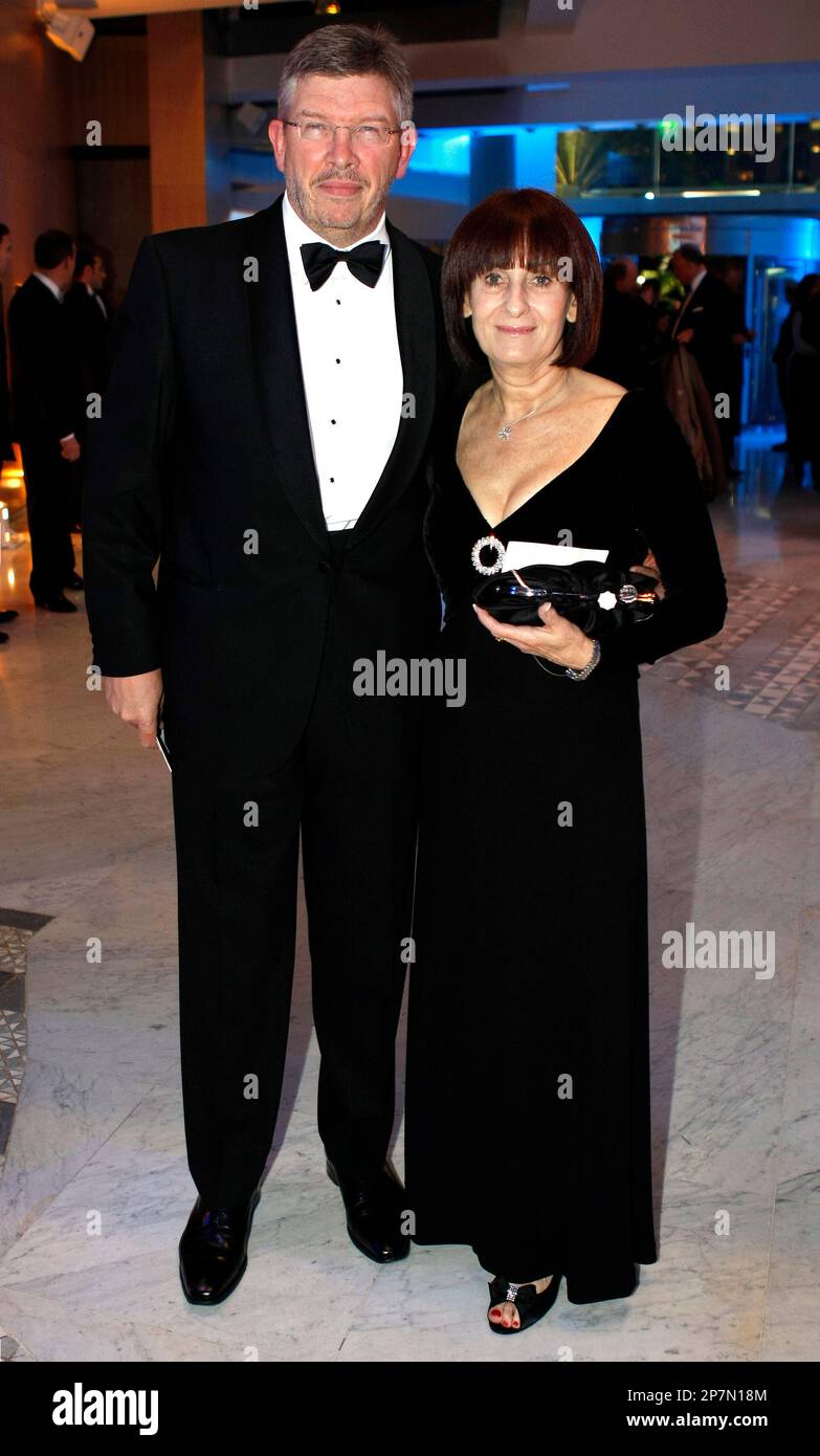 Brawn GP Formula One team principal Ross Brawn of Great Britain and his ...