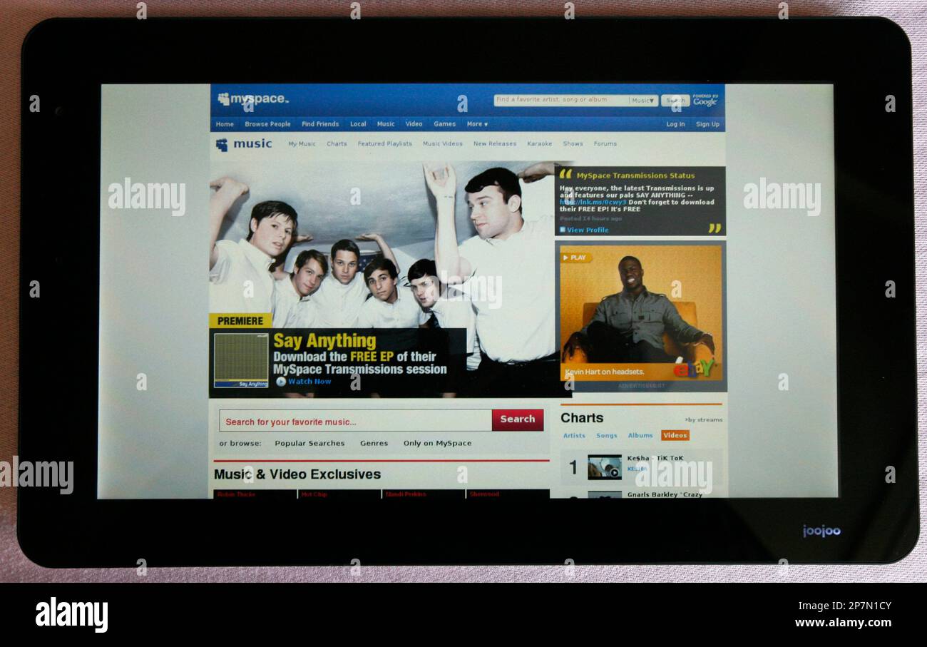 The joojoo, an Internet access tablet developed by Fusion Garage, is ...