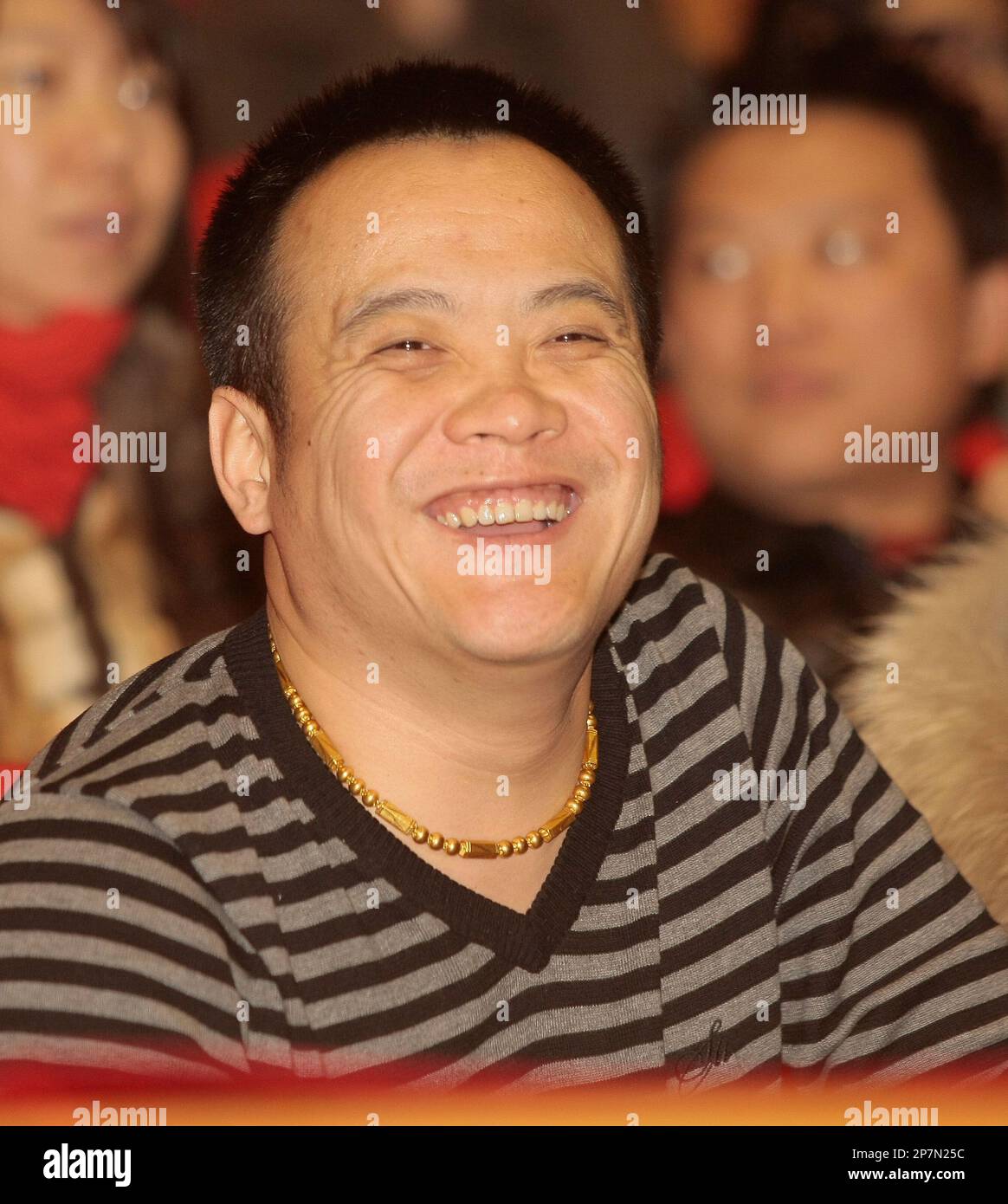 Chinese director Ning Hao watches Hong Kong pop singer Karen Mok's ...