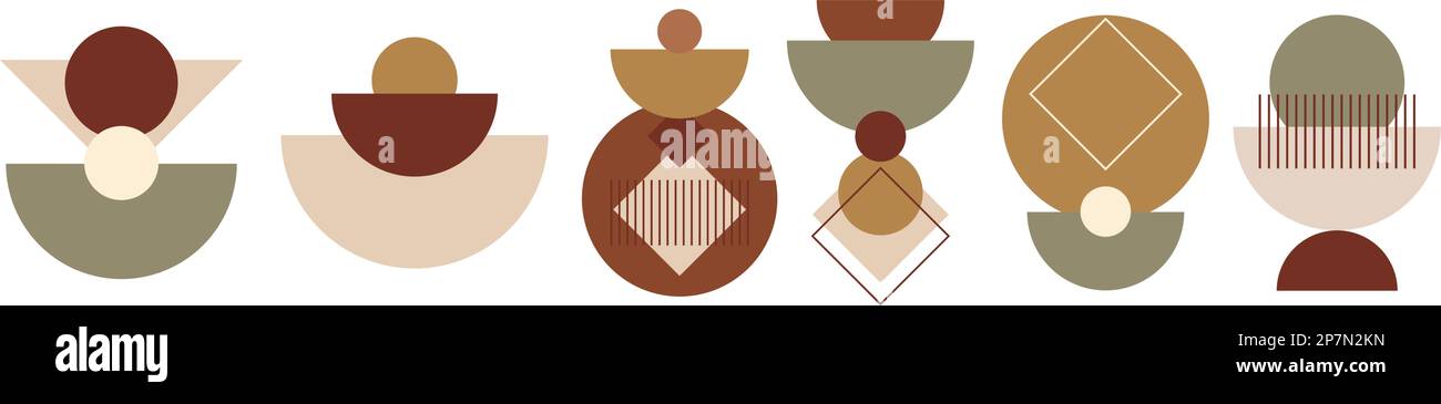 vector boho shapes set Stock Vector Image & Art - Alamy