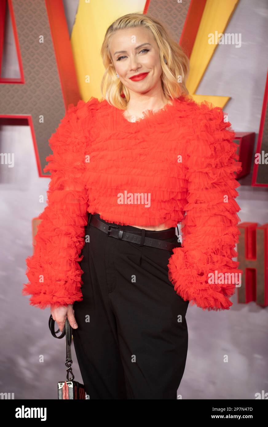 'Shazam! Fury of the Gods' film premiere, London, UK Stock Photo - Alamy