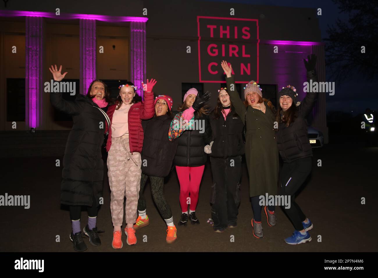 International womens day this girl can fun run hi-res stock photography ...