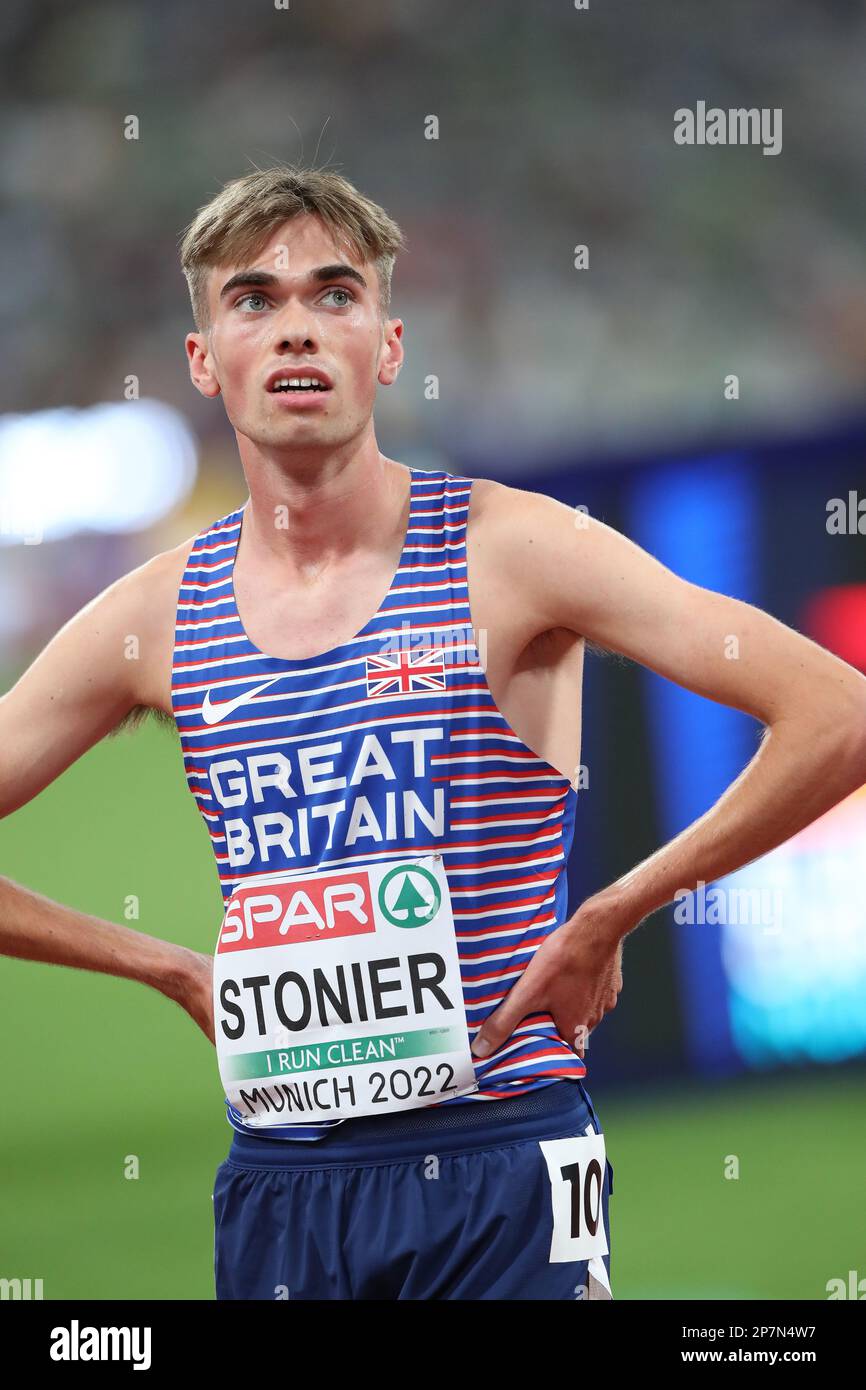 Matthew STONIER after qualifying for 1500m Final at the European ...
