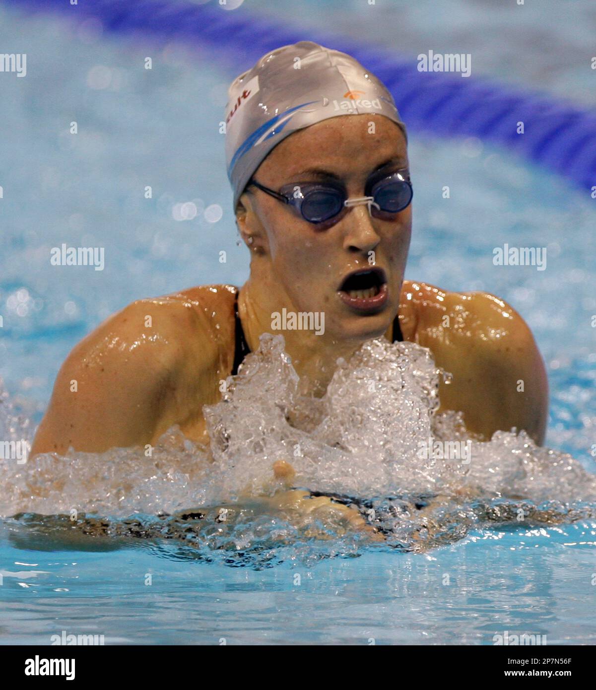 Italy's Francesca Segat competes in the Women's 200 m Individual Medley ...