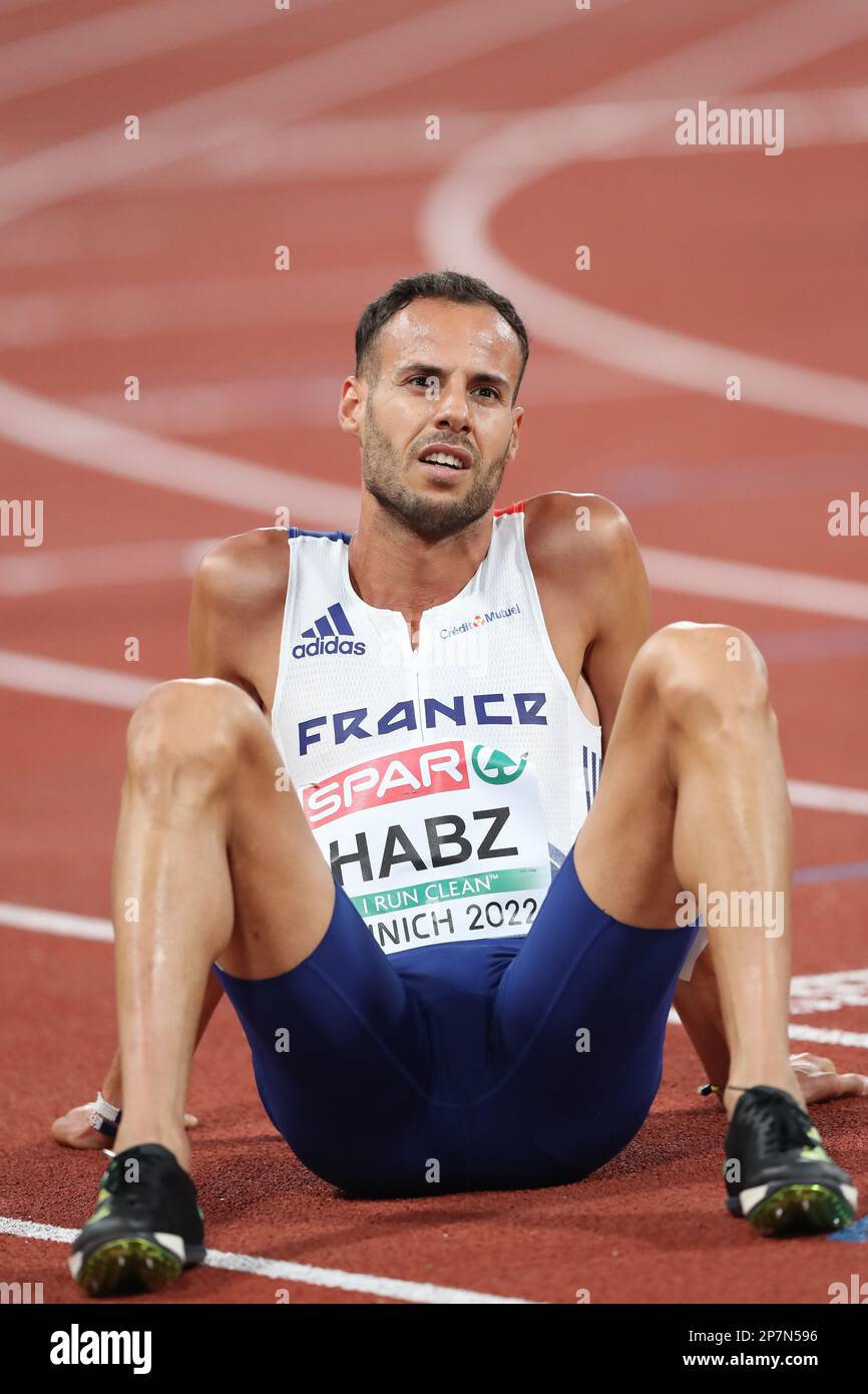 Azeddine HABZ after qualifying for the 1500m final at the European ...