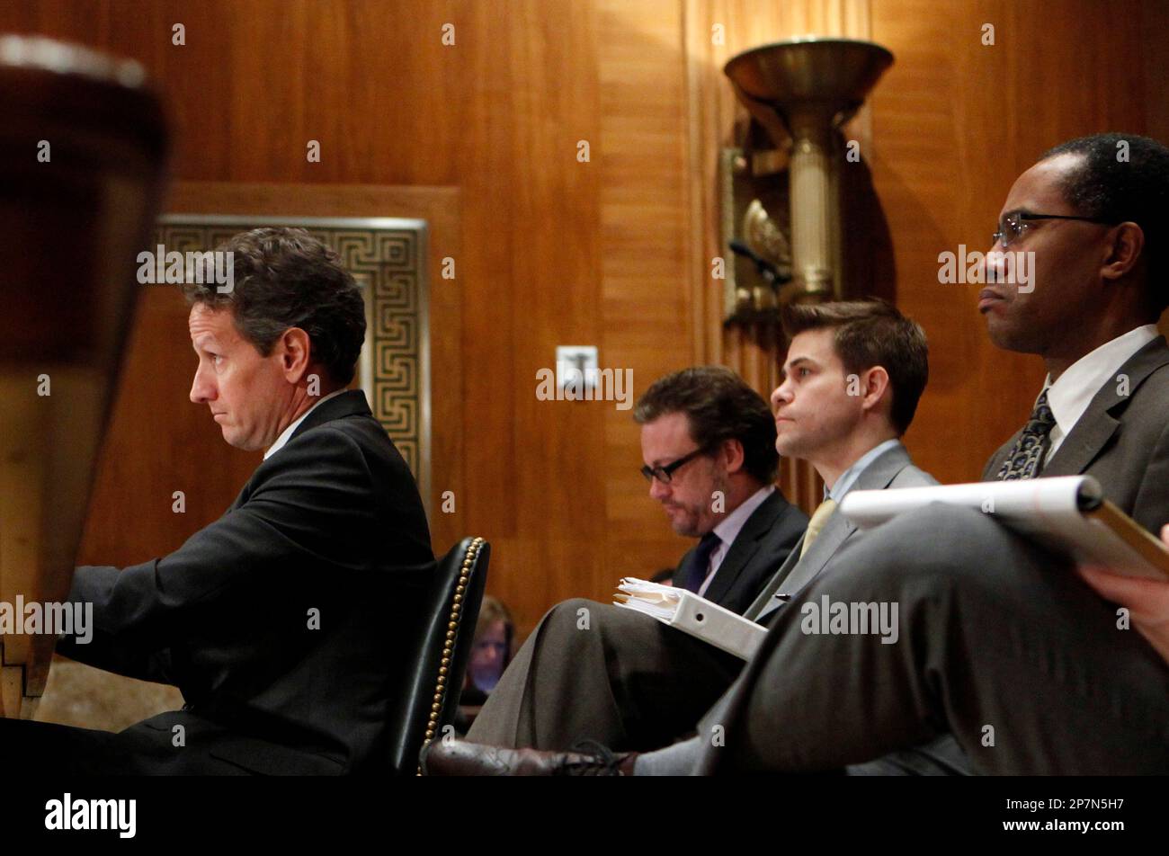 Treasury Secretary Timothy Geithner testifies on Capitol Hill in ...