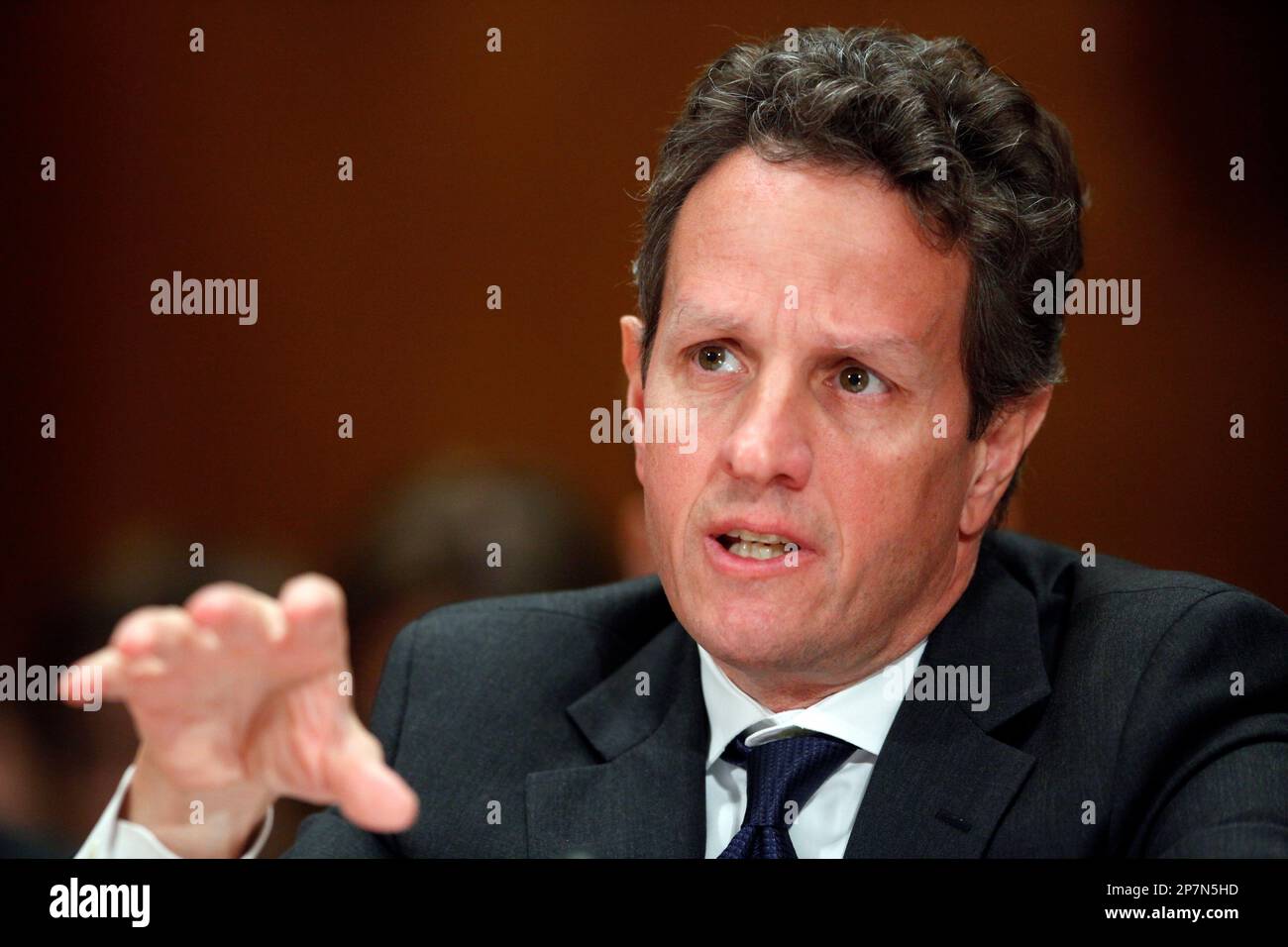 Treasury Secretary Timothy Geithner testifies on Capitol Hill in ...