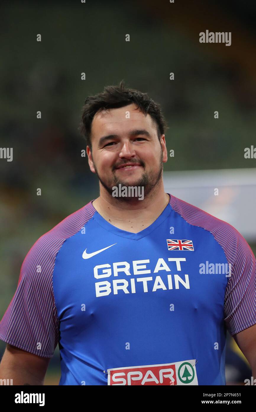 Scott LINCOLN in the shot Putt Final at the European Athletics ...