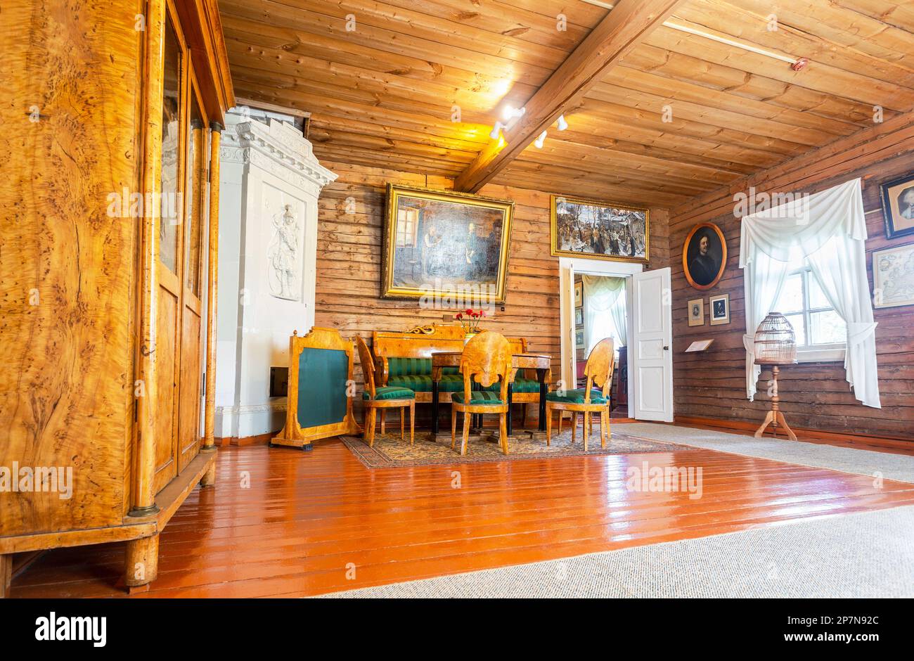 Konchansko-Suvorovskoe, Russia - August 10, 2022: Interior of the ...